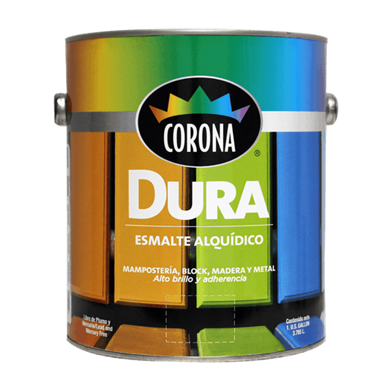 Pintura Corona Dura Aceite Azul Neptuno