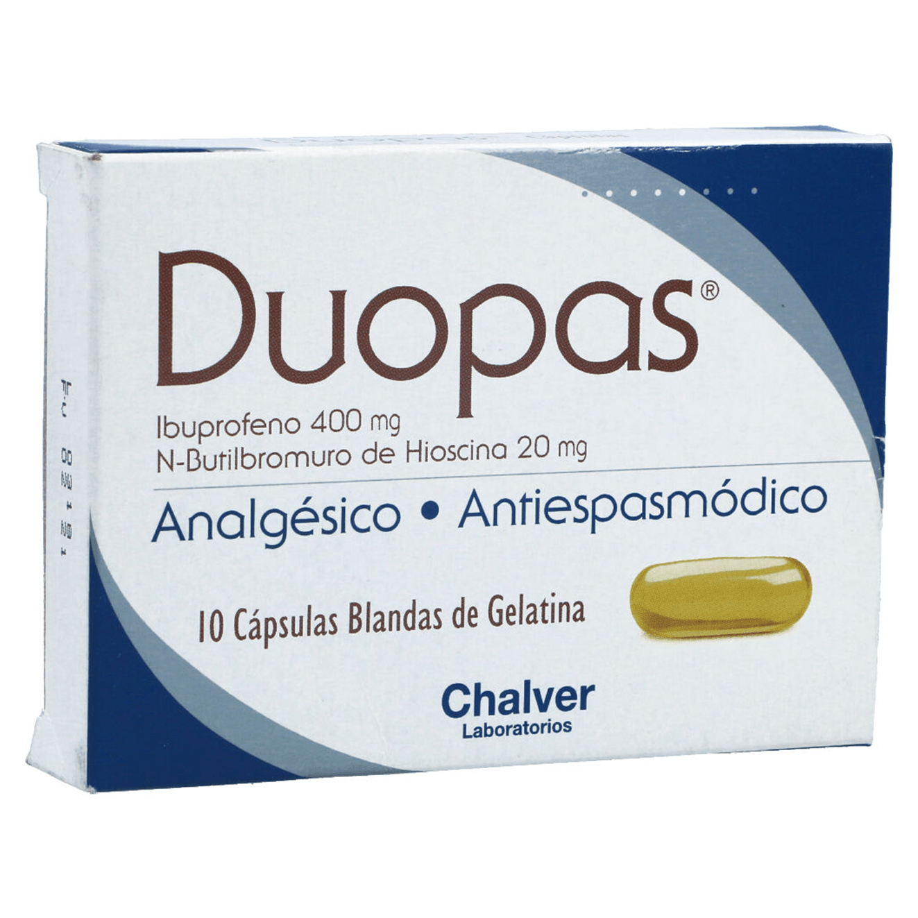 Chalver Duo Pas 10 Tabletas 400mg