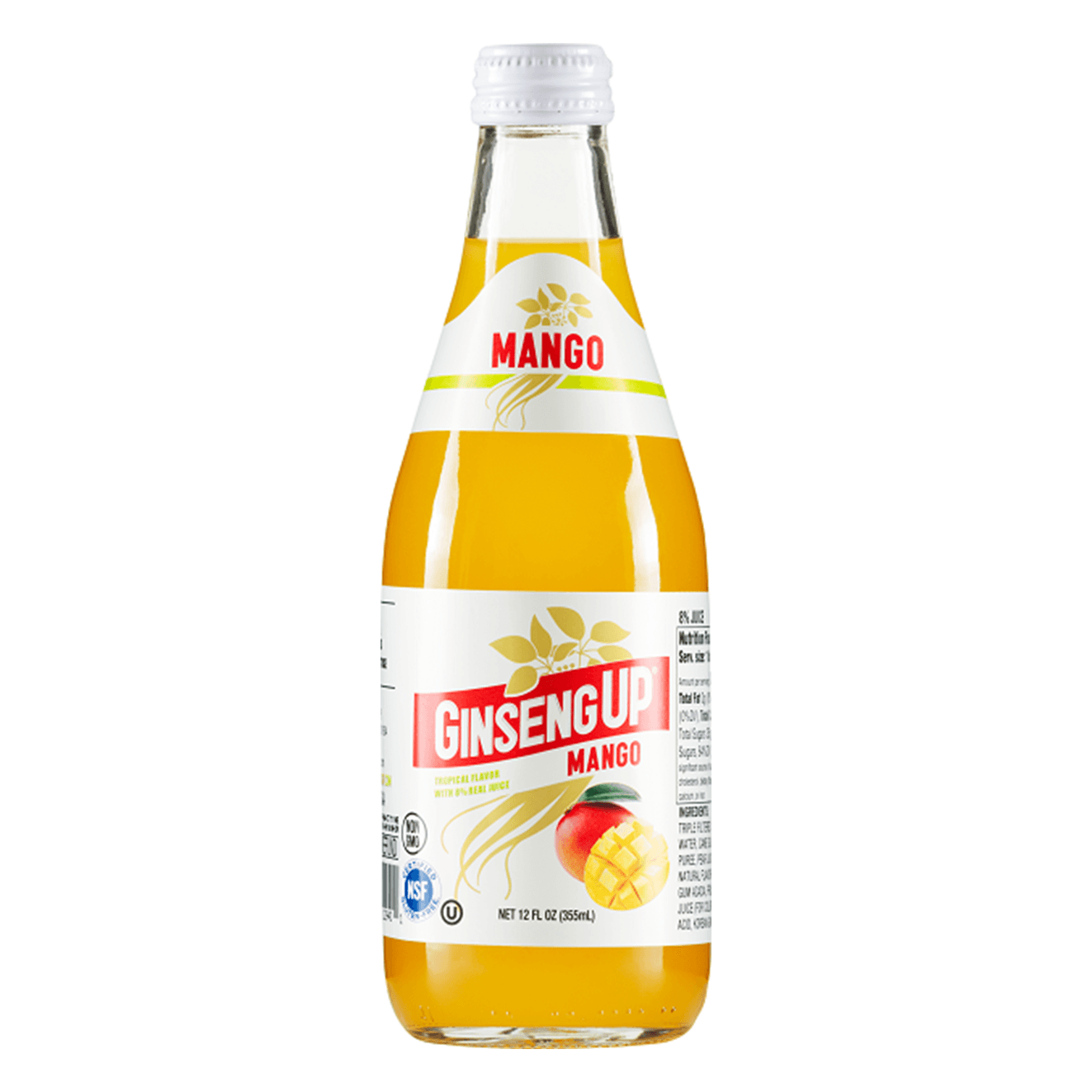 Agua Saborizada Ginseng Up 355 Ml Mango Whi La