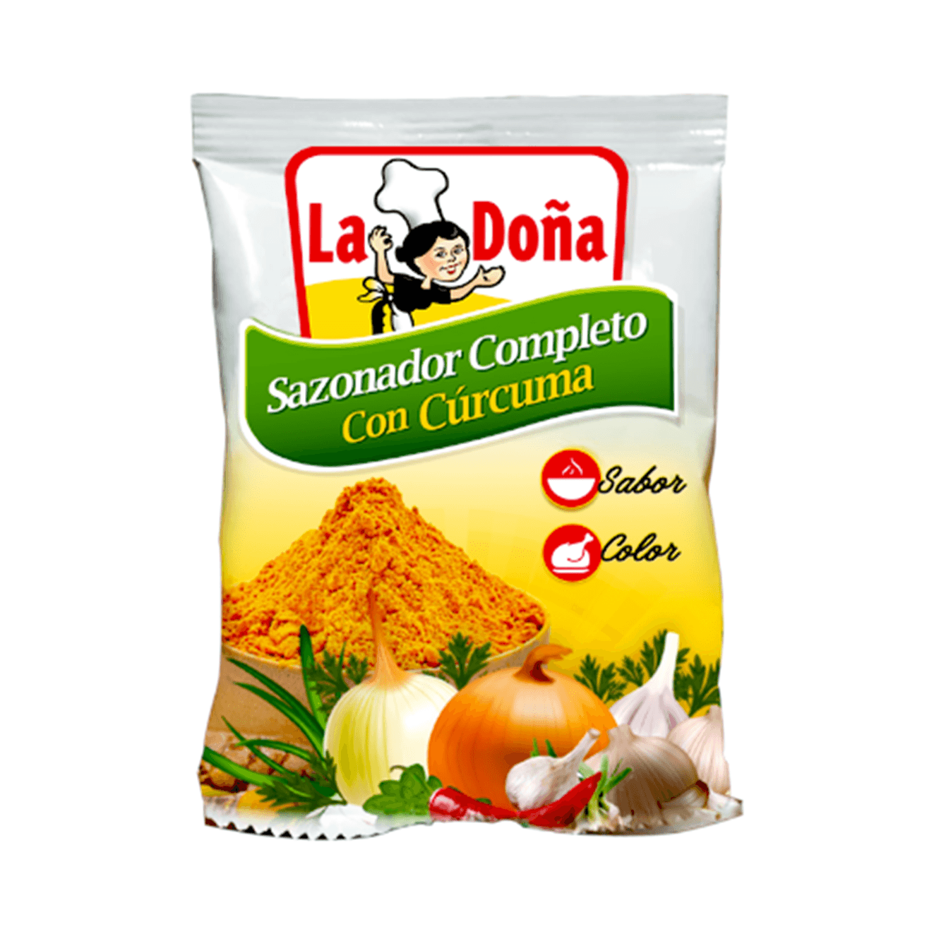 Sazonador Completo Con Curcuma La Doña 70g Sobre