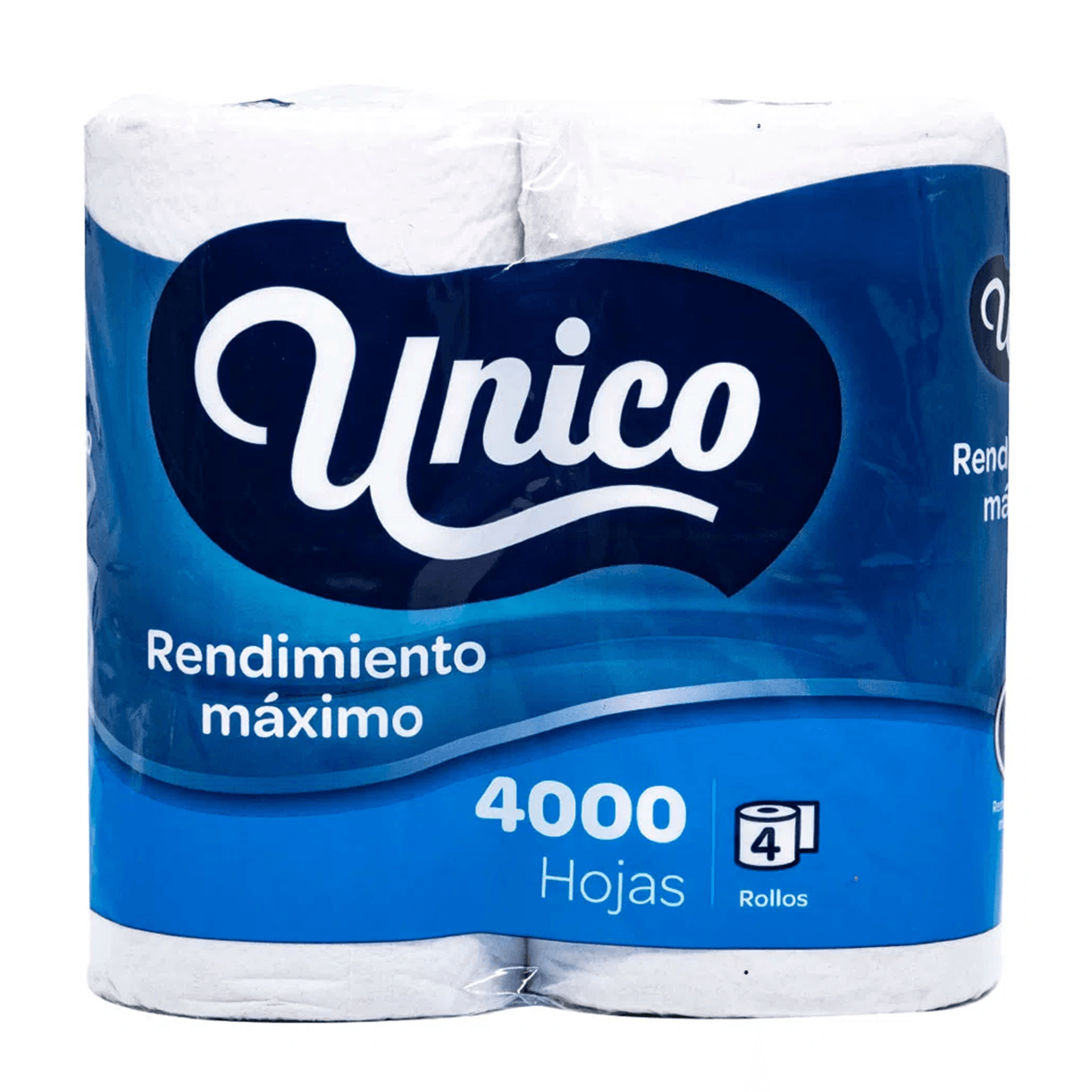 Papel Higiénico Unico De 4 Rollo