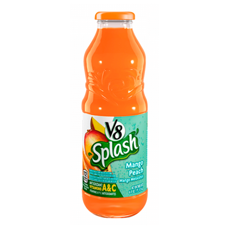 Jugo V8 Splash De Mango Peach 16oz