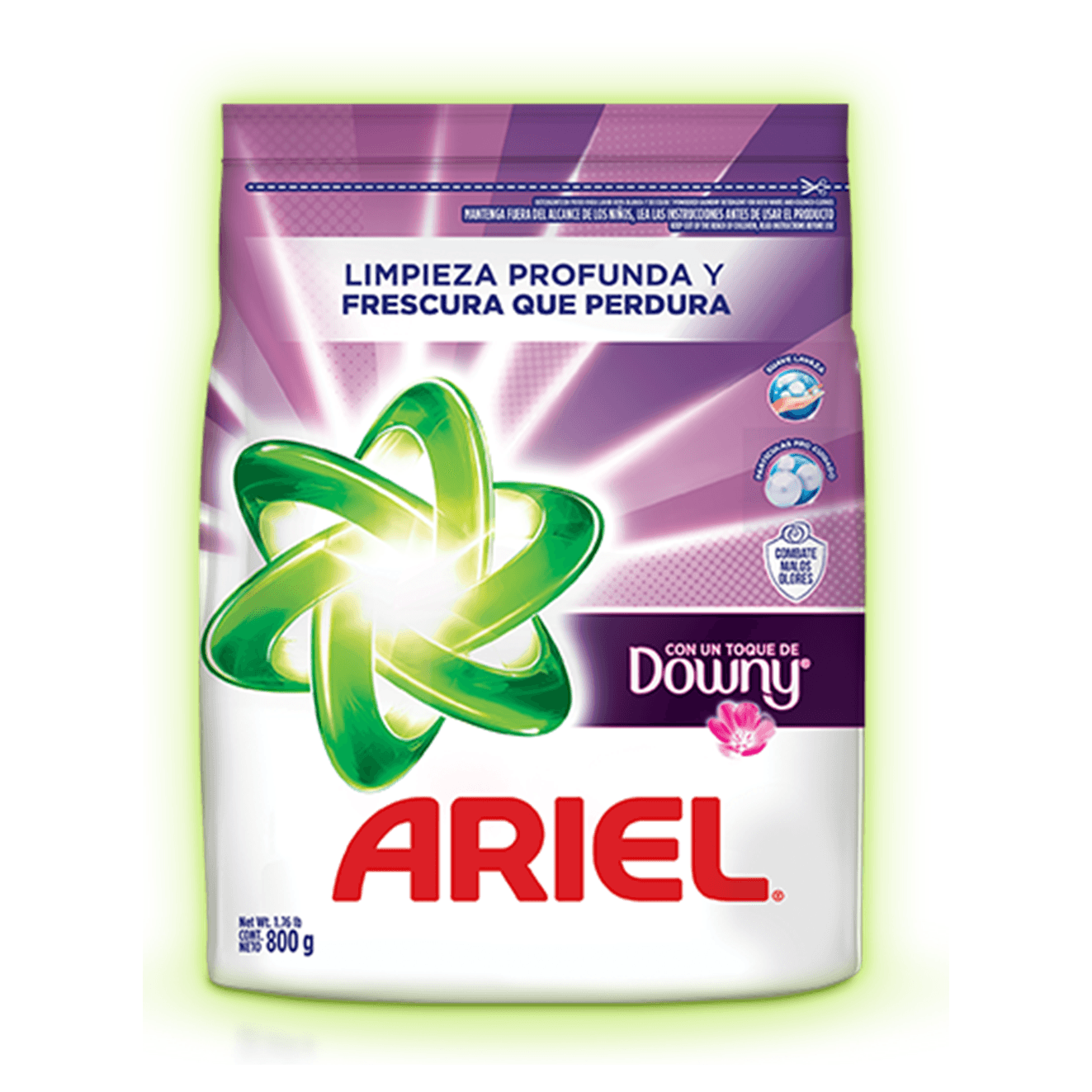 Detergente Ariel Touch Of Downy 800gr