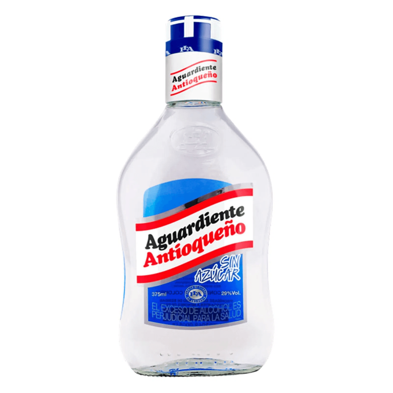 Aguardiente Antioqueno Sin Azucar 375 Ml Tapa Azul