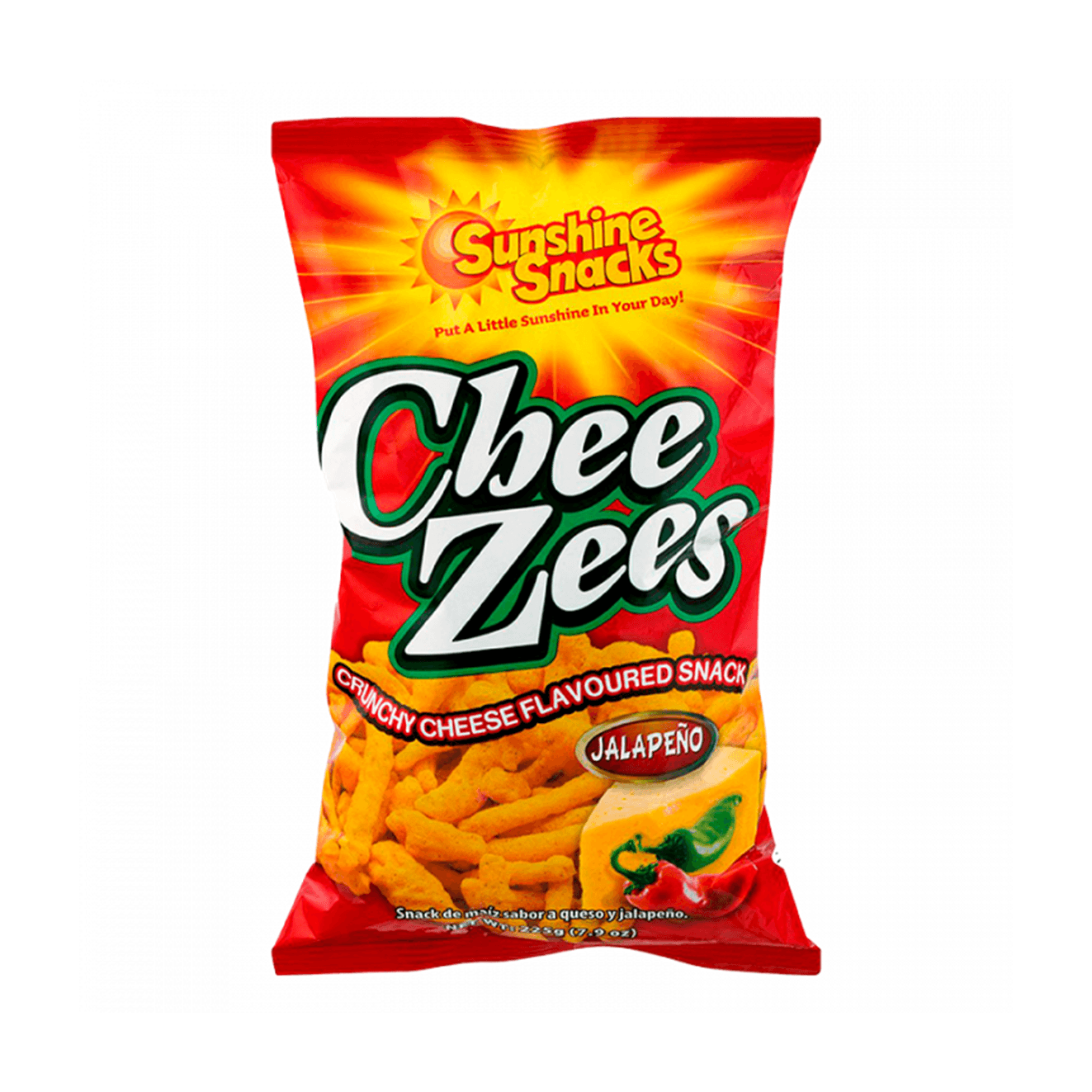 Chee Zees Jalapeño 225 G Sunshine Snacks