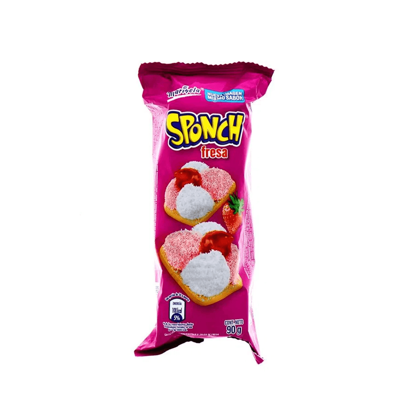 Galleta Marinela 90 G Sponch Fresa