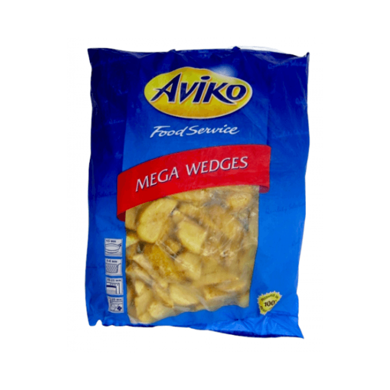 Papas Congeladas Mega Wedges Aviko 2.5 Kg
