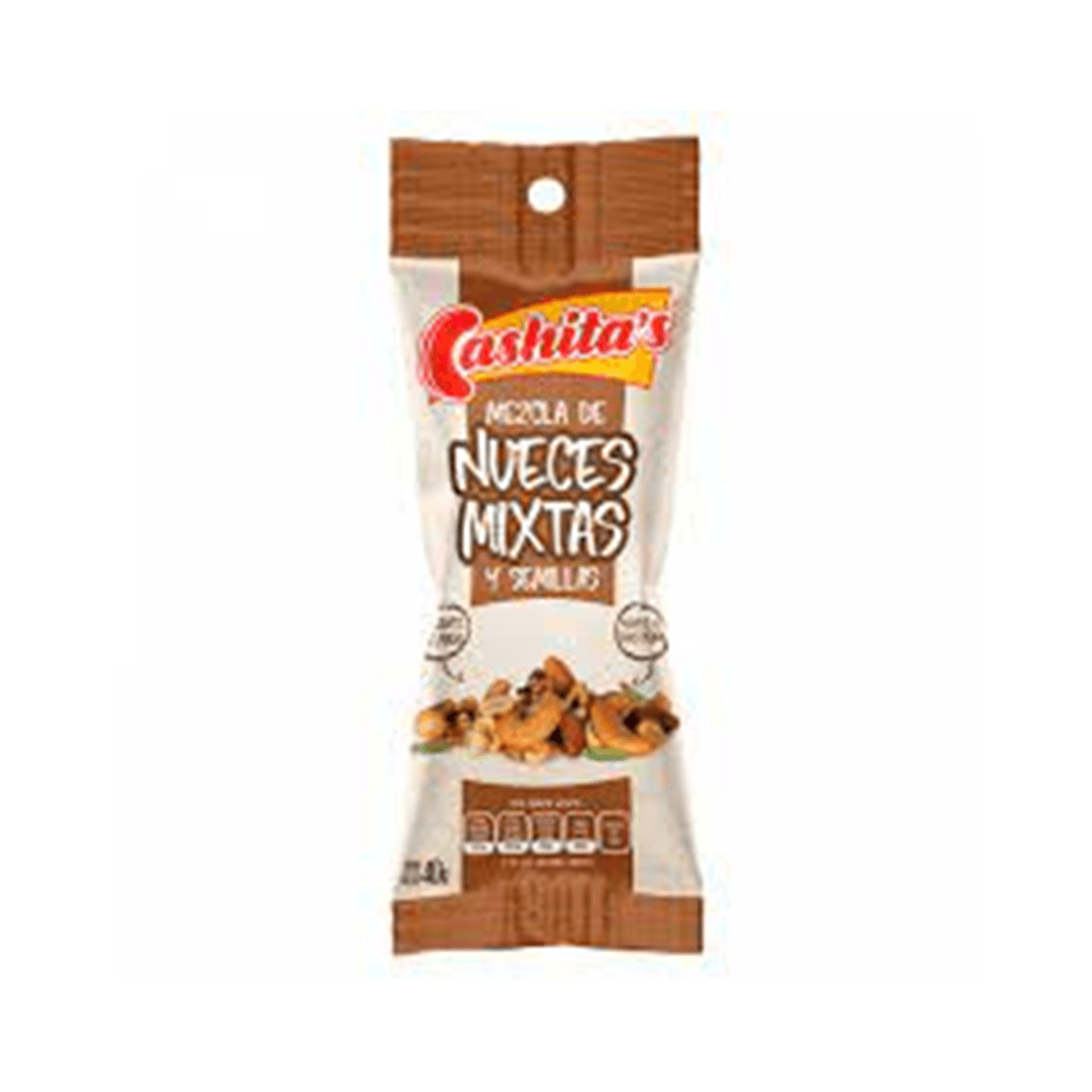 Mezcla D Nueces Mixta Y Semilla Tubo 40G
