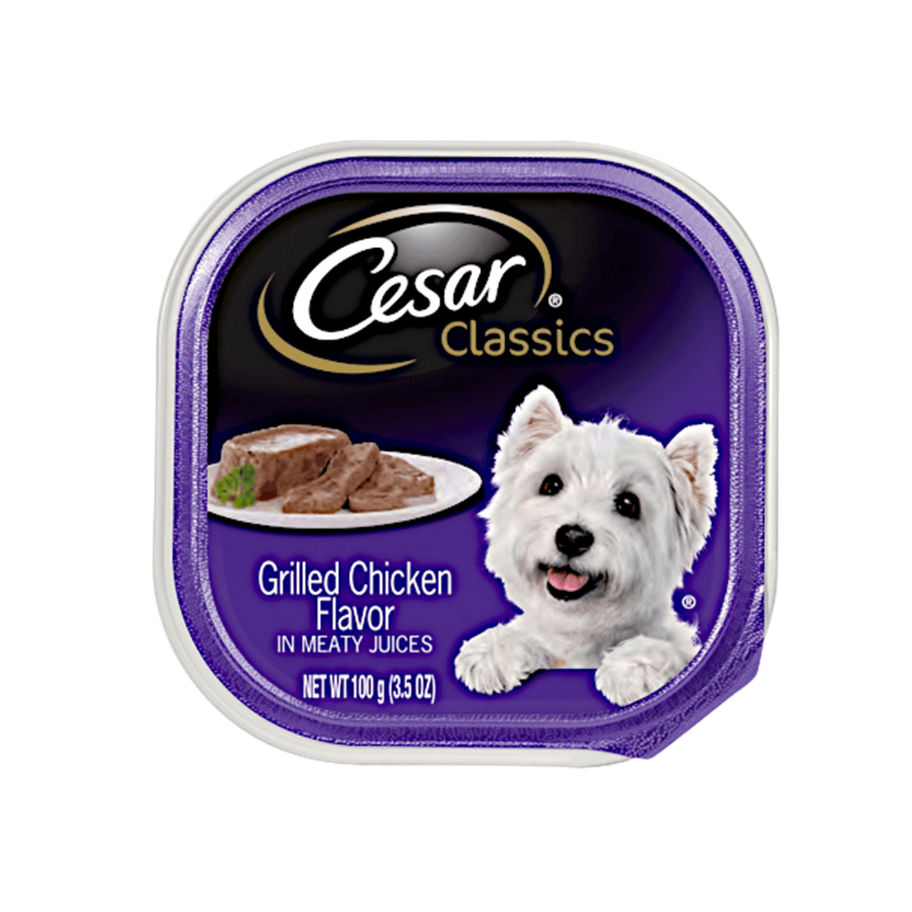 Comida Para Perro Sabor A Pollo A la Parrilla 100GR Cesar