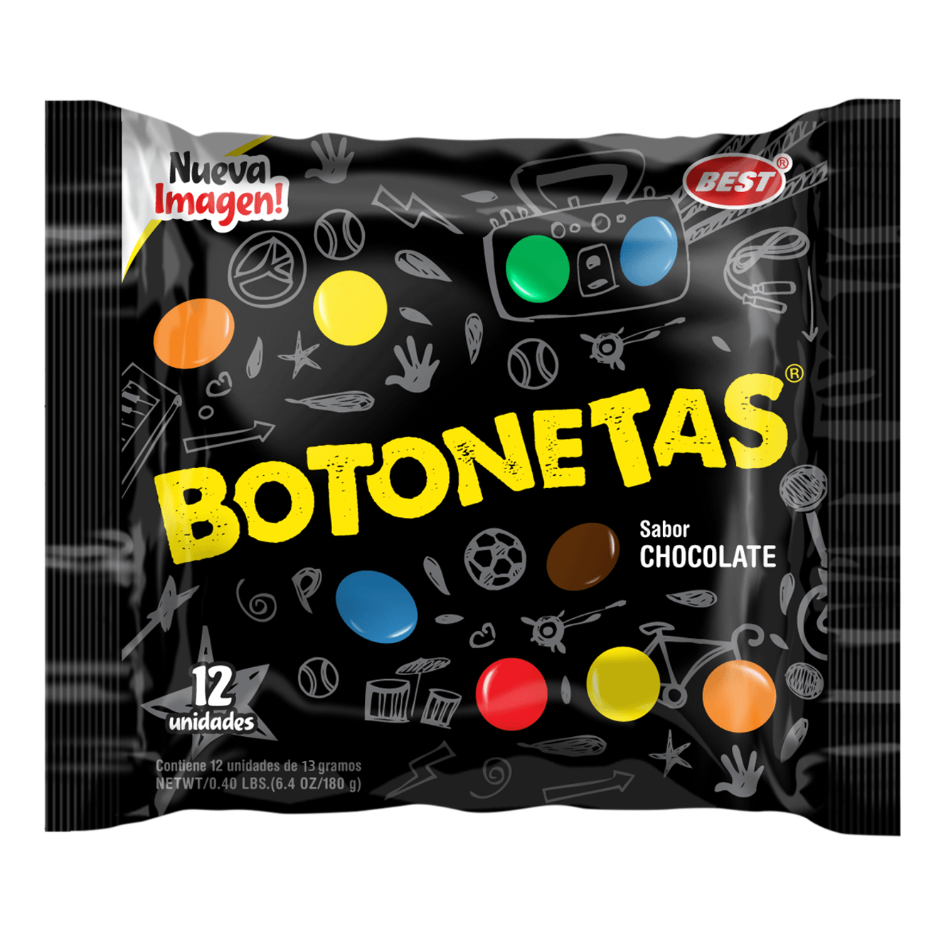 Chocolate confitado Best Botonetas