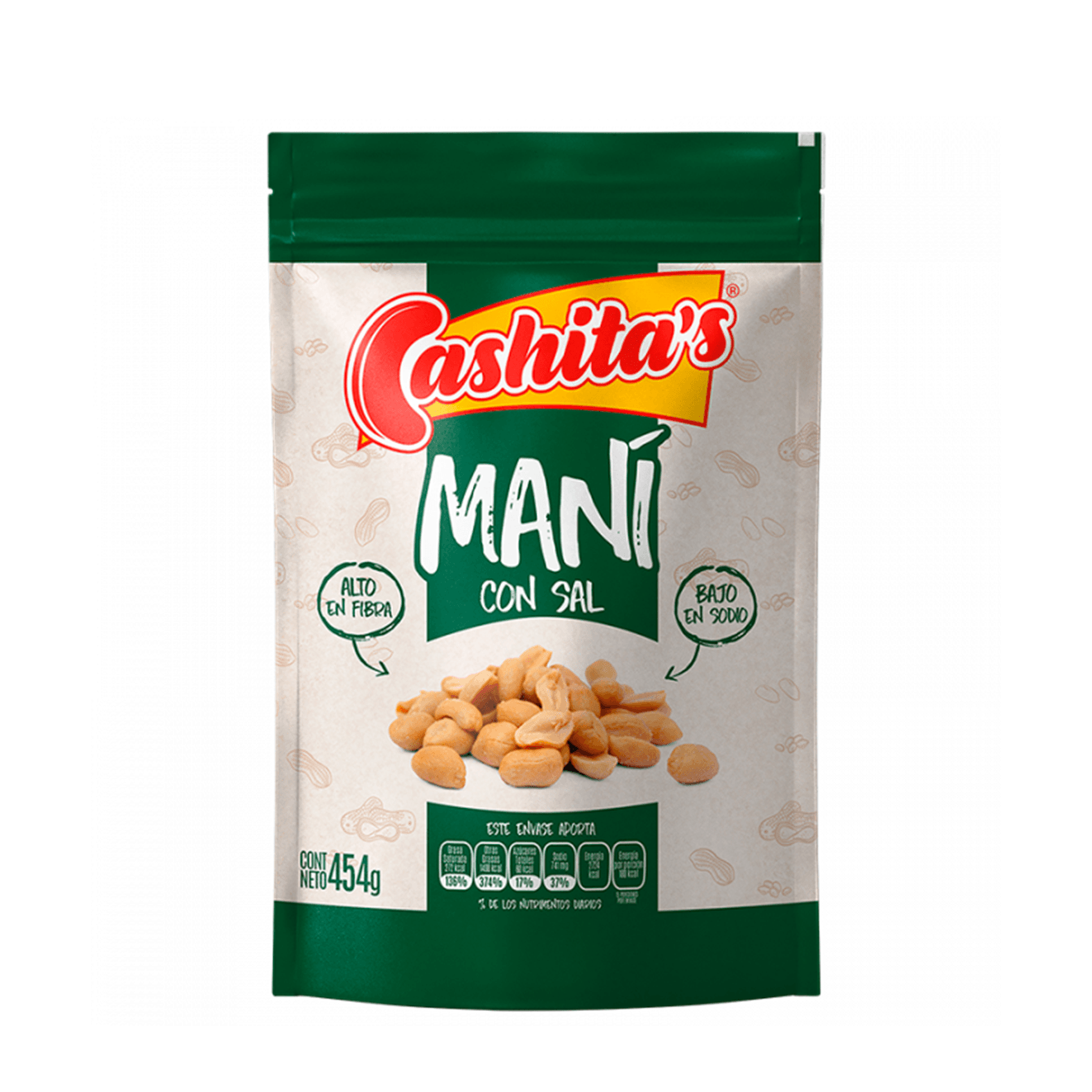 Mani Con Sal 454Gr Cashitas