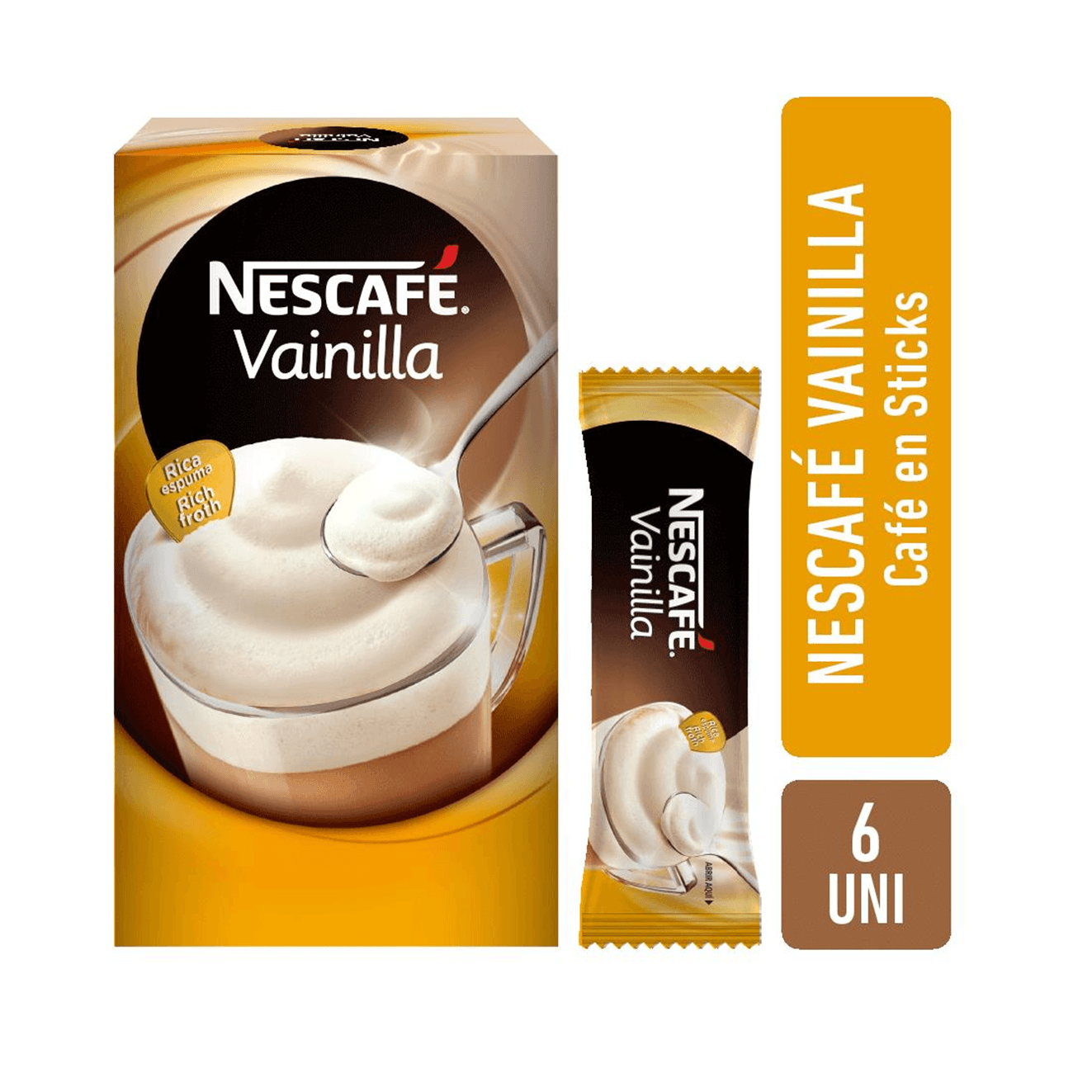 Cafe Instantaneo Nescafe Mixes Vainilla 25G