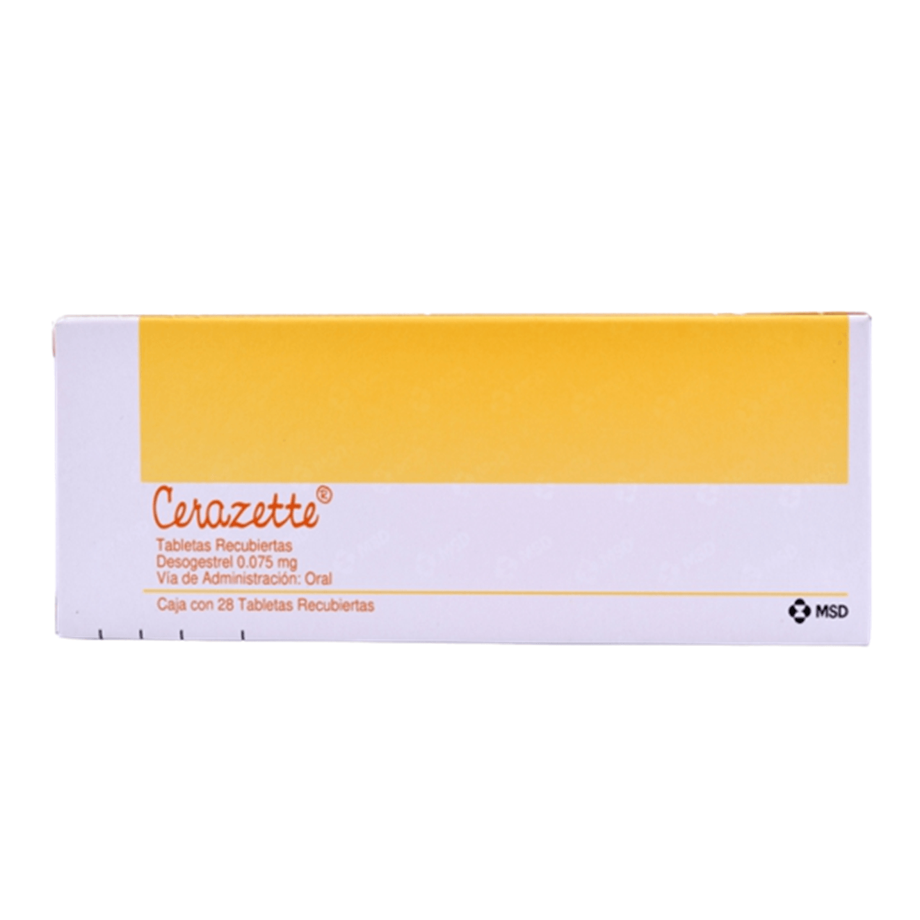 Cerazette Msd 0.75 Mg X 28 Tabletas