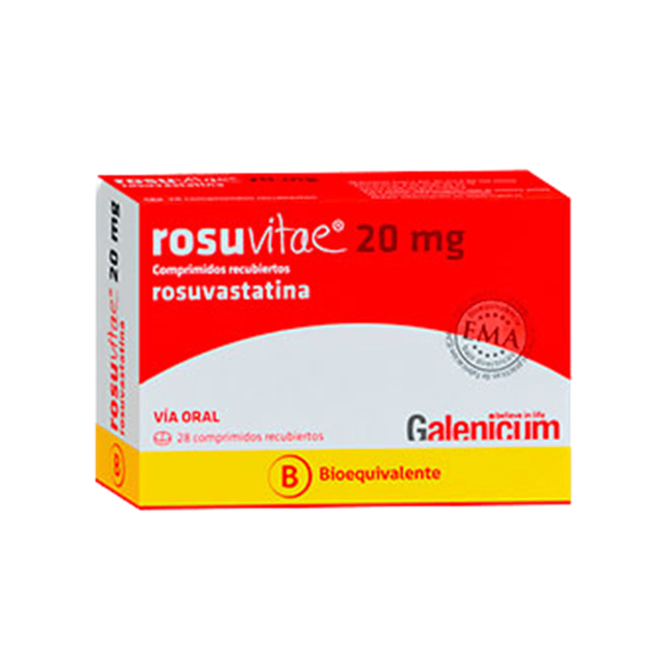 Rosuvitae Galenicum 20 Mg X 28 Comp