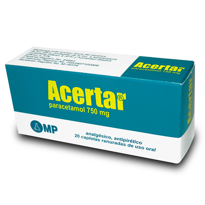 Acertar 750 Mg 1 Comprimido