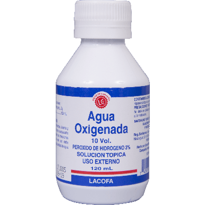 Agua Oxigenada Lacofa 10 Vol. 120 Ml