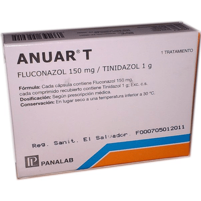 Anuar T 150 Mg1Gr. Caja 2 Tabletas + 1 Capsula