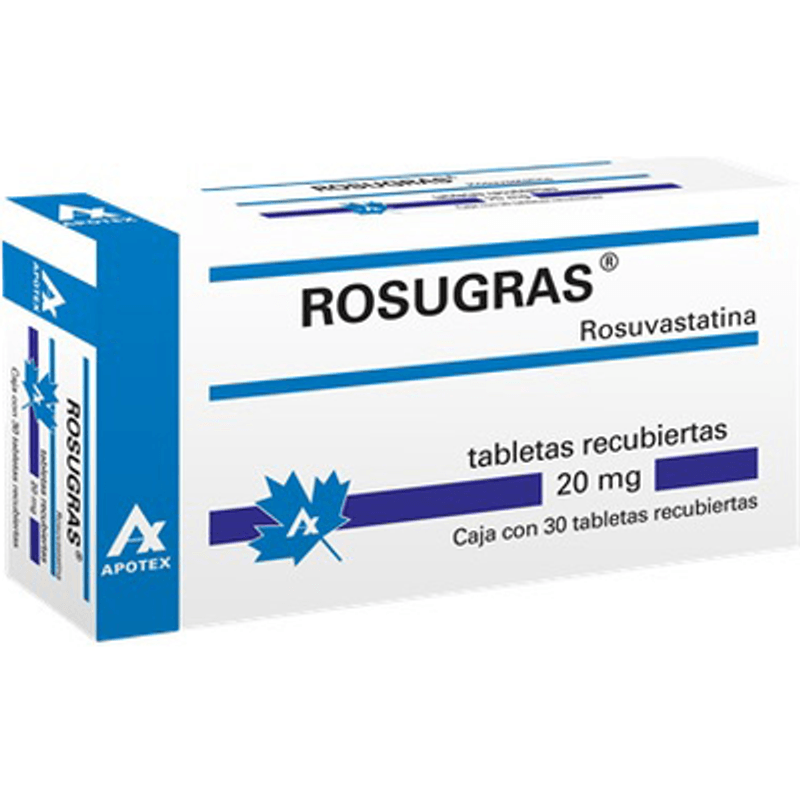 Apotex Rosugras Tabletas 20Mg X30