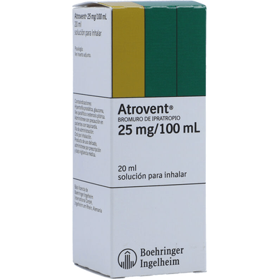 Atrovent Solucion Para Nebulizar 250McgMl Frasco 20 Ml.