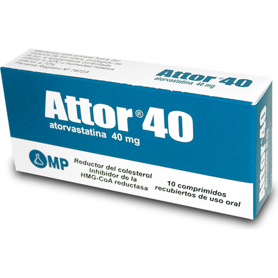 Attor 40Mg Tab X1 Caja X10