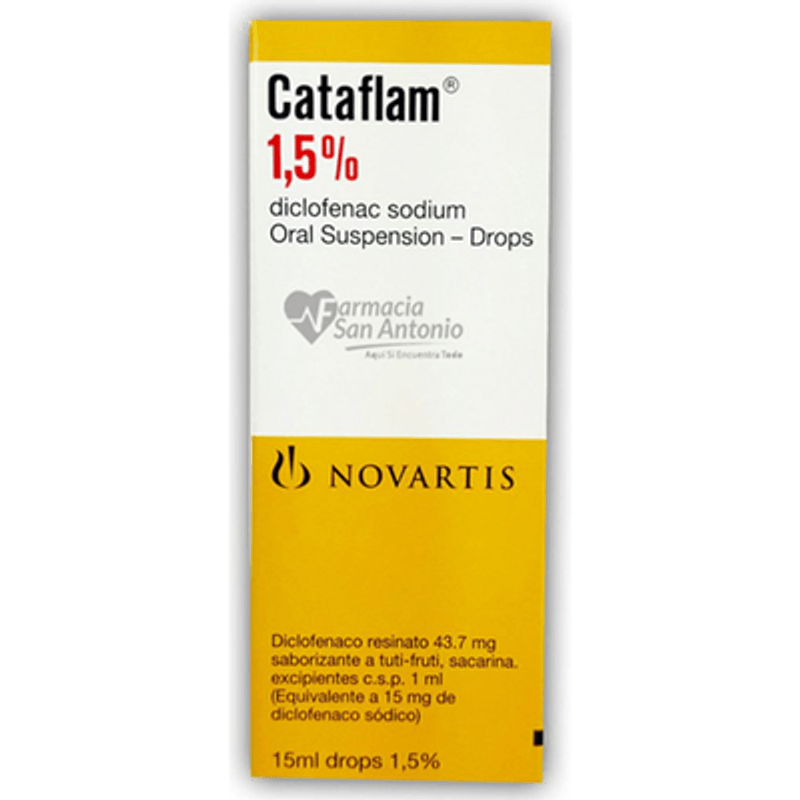 Cataflam Suspension Oral Gotas Frasco X 15Ml