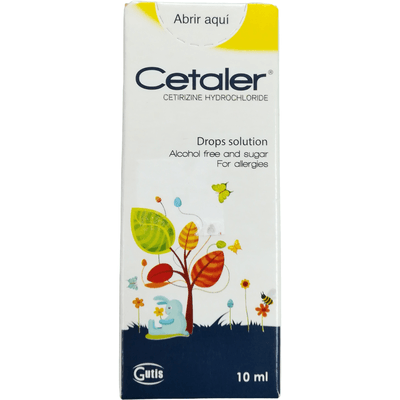 Cetaler (Cetirizina)10 Ml Gotas (Gutis)