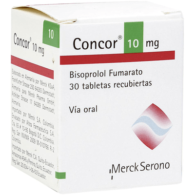 Concor 30 Tabletas 10 Mg