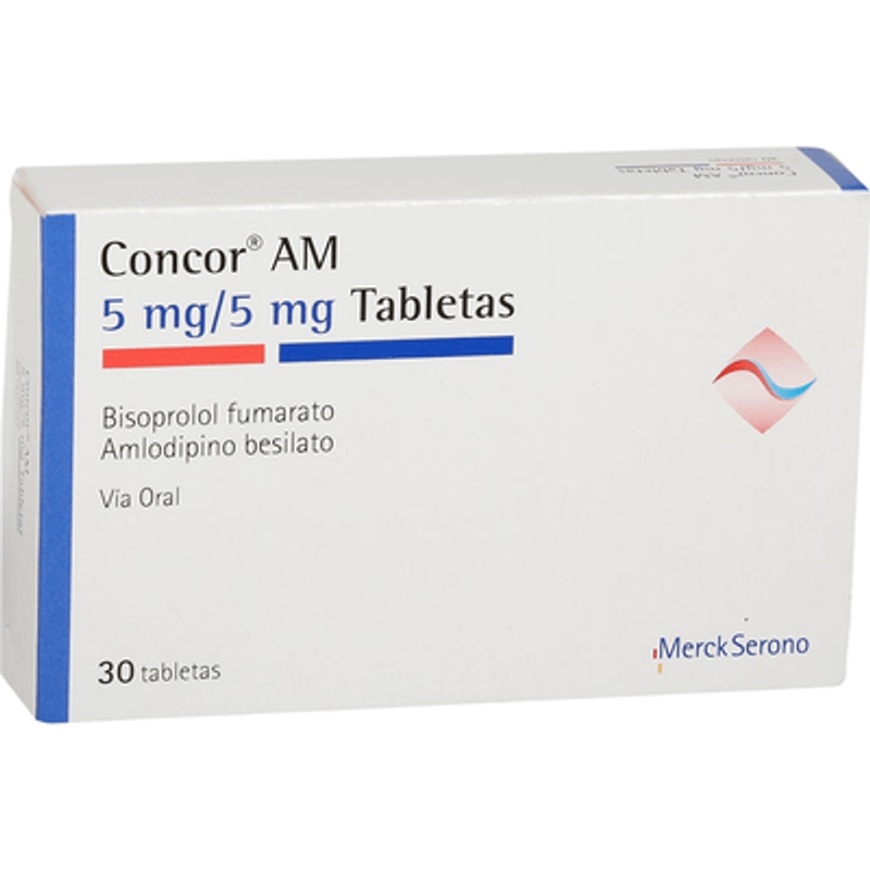 Concor Am 5Mg5Mg 30 Tabletas