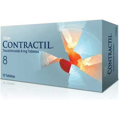 Contractil 8 Mg 10 Tabletas