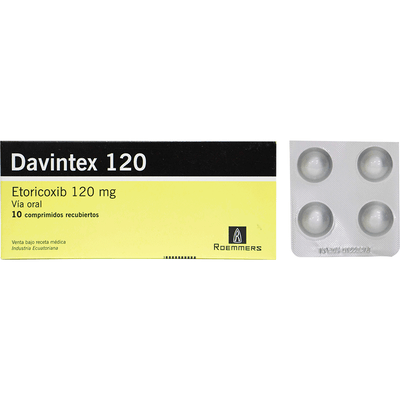 Davintex 120Mg Comprimidos Recubiertos