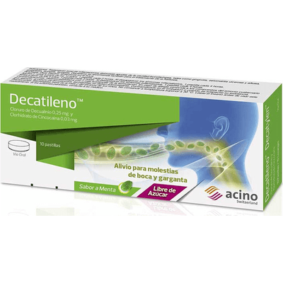 Decatileno 0 25Mg Comprimidos X10