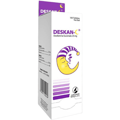 Deskan C 25Mg Tabletas 100 Un