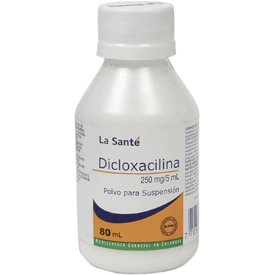 Dicloxacilina 250Mg/5Ml Polvo Para Suspension La Sante 80Ml