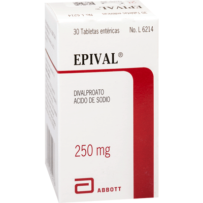 Epival Tabletas 250 Mg