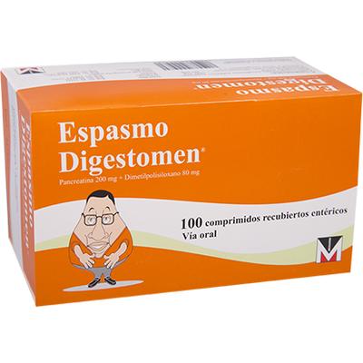 Espasmo Digestomen (200Mg+80Mg) 100 Unidades