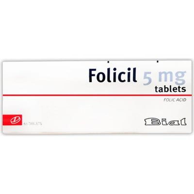 Folicil 5Mg X 60 Comprimidos