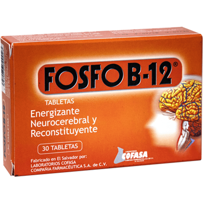 Fosfo-B12 30 Tabletas