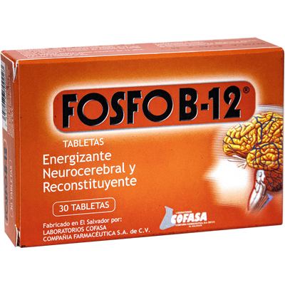 Fosfo-B12 30 Tabletas
