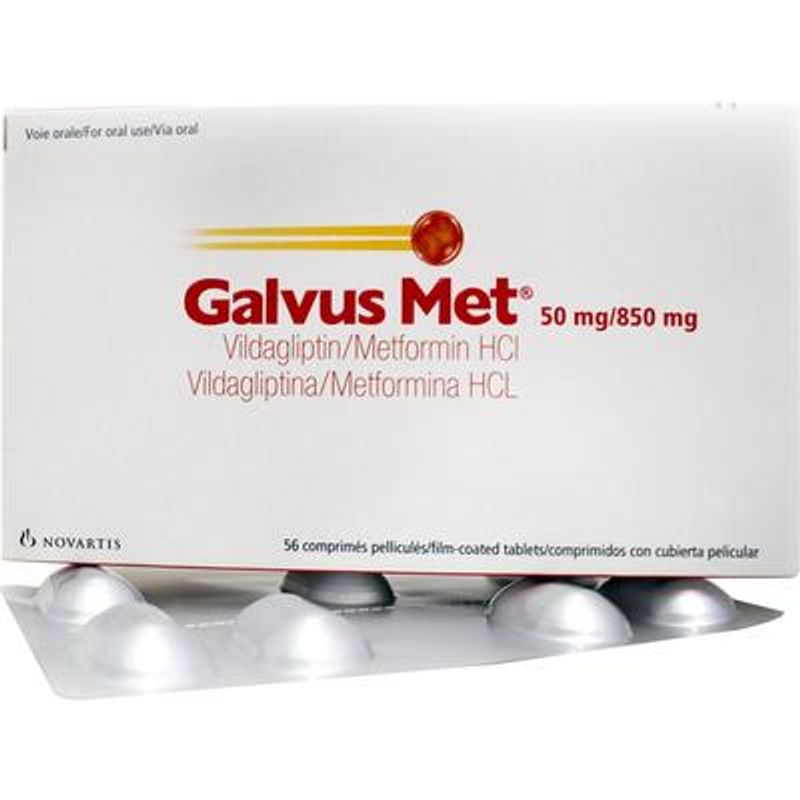 Galvus Met 50Mg850Mg X 56 Comprimidos