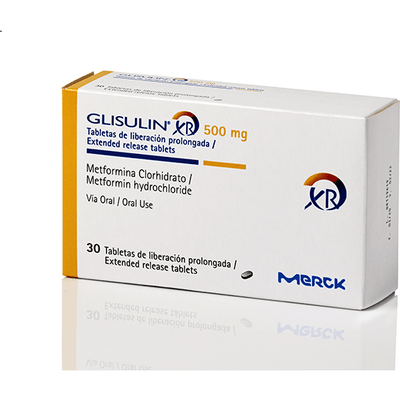 Glisulin Xr 500 Mg (Metformina Clorh.) UnidadMerck