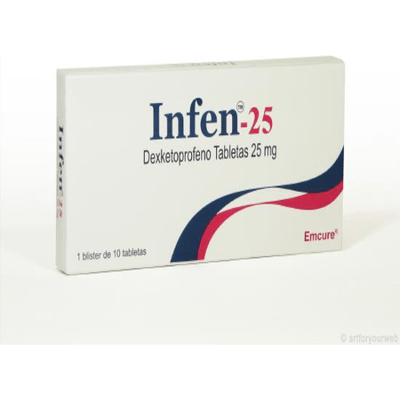 Infen 25 (Dexketoprofeno) Cx10 Tab. (Emcure)