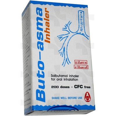Inhalador Buto-Asma 200 Dosis 1 Frasco De 10Ml