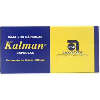 Kalman Cápsulas 600 Mg Laboratorios Arsal 30 Un