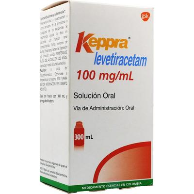 Keppra 100Mg Gsk X 300Ml Solucion Oral