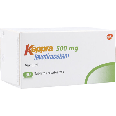 Keppra 500 Mg 30 Tabletas