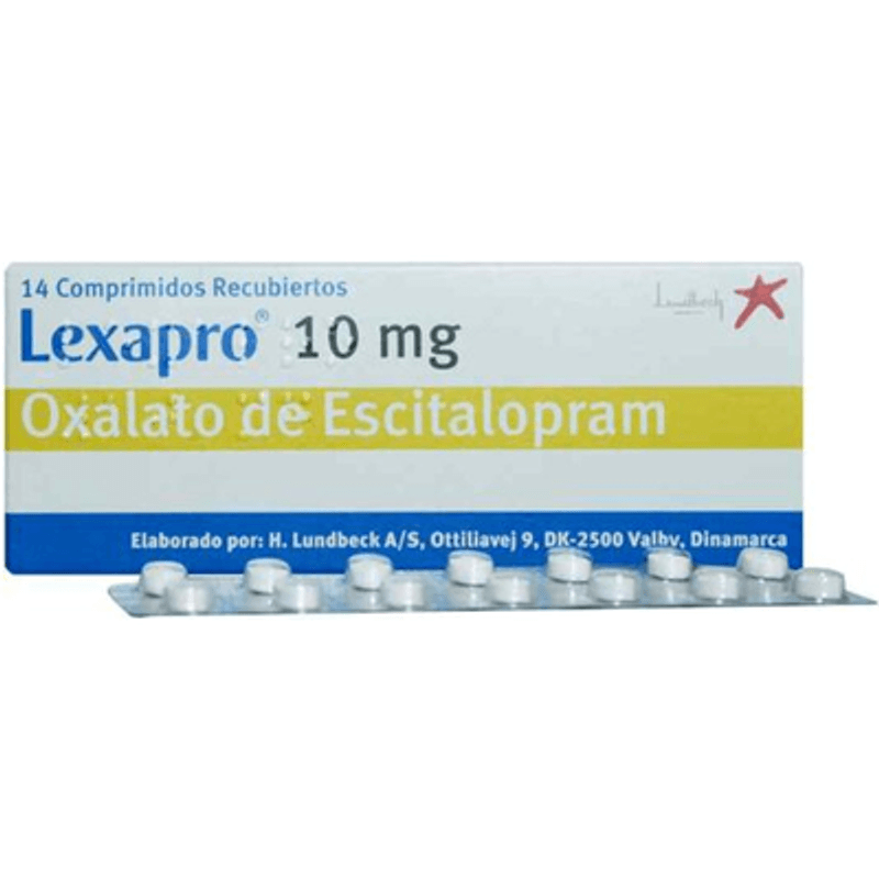 Lexapro Tabletas 10Mg X14
