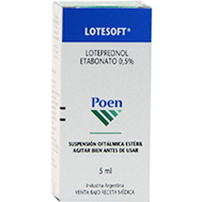 Lotesoft Suspension Oftalmica Al 0.5 Frasco X 5Ml