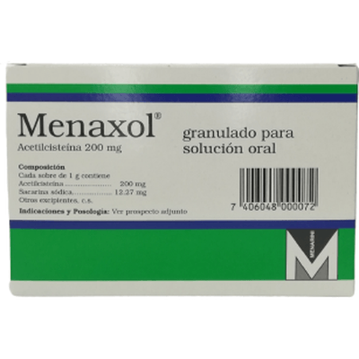 Menaxol 200 Mg 1 Sobre