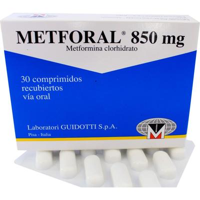 Metforal 850Mg X 30 Comprimidos