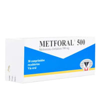 Metforal (Metformina) 500 Mg. Cx30 Comp. (Menarini) Ref 12605